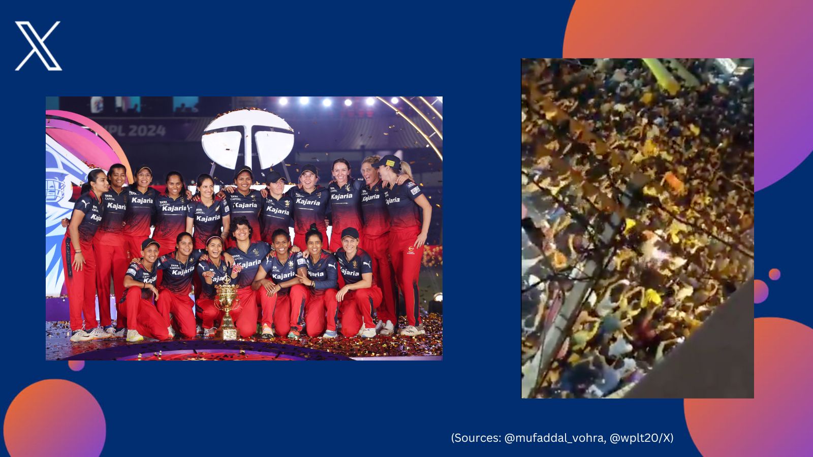 WPL 2024: Viral video shows thousands of fans gathered to celebrate as ...