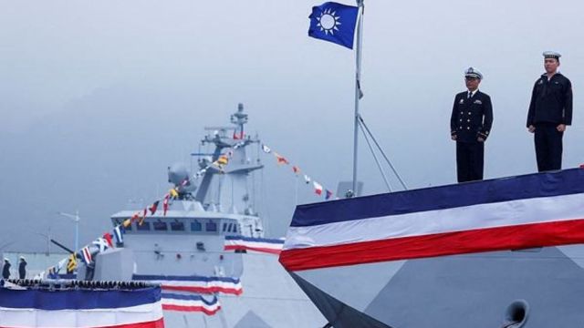 Taiwan commissions 2 new navy ships as safeguards against rising threat ...
