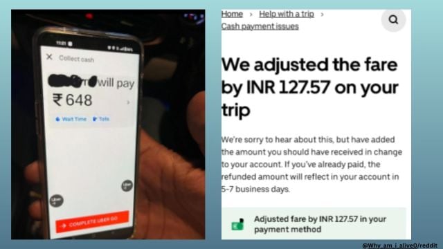 Commuter experiences Uber fare scam in Delhi, warns others to verify ...