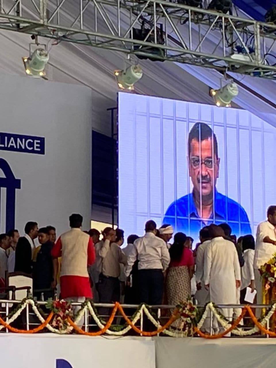 The national capital’s Ramlila Maidan sees massive crowd as INDIA bloc ...