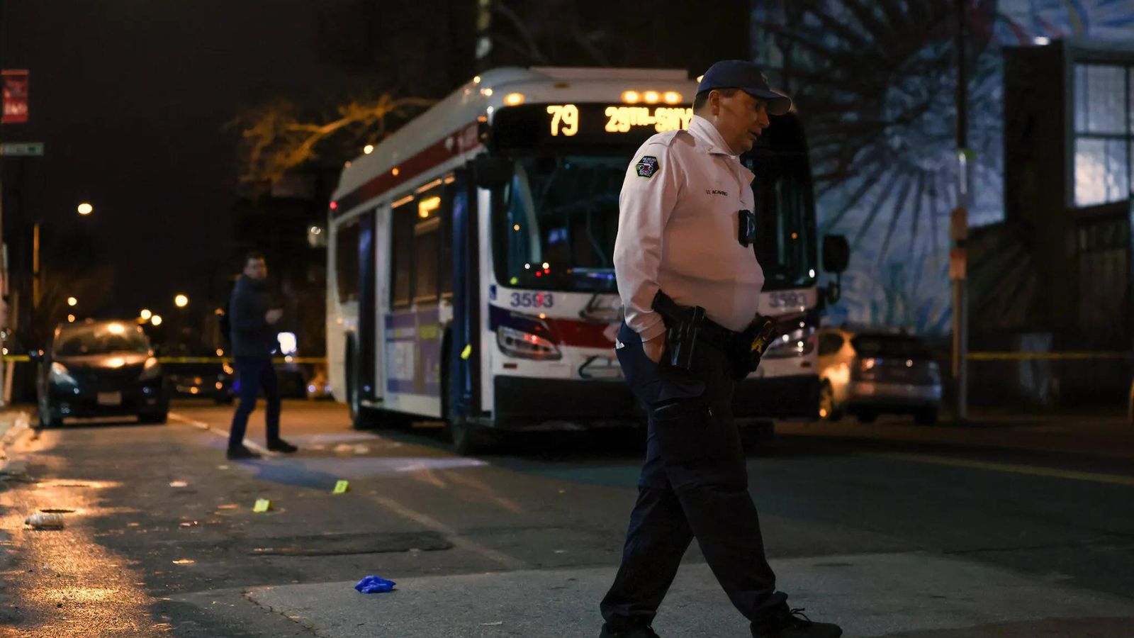 Eight teens are shot at Philadelphia bus stop, police say