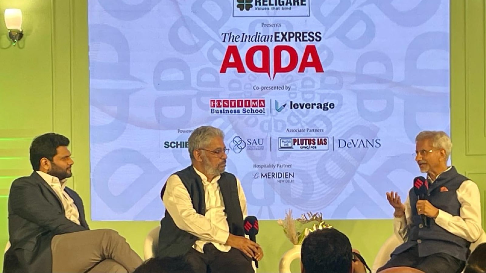 S Jaishankar at Express Adda Live Updates: In common interest to not ...