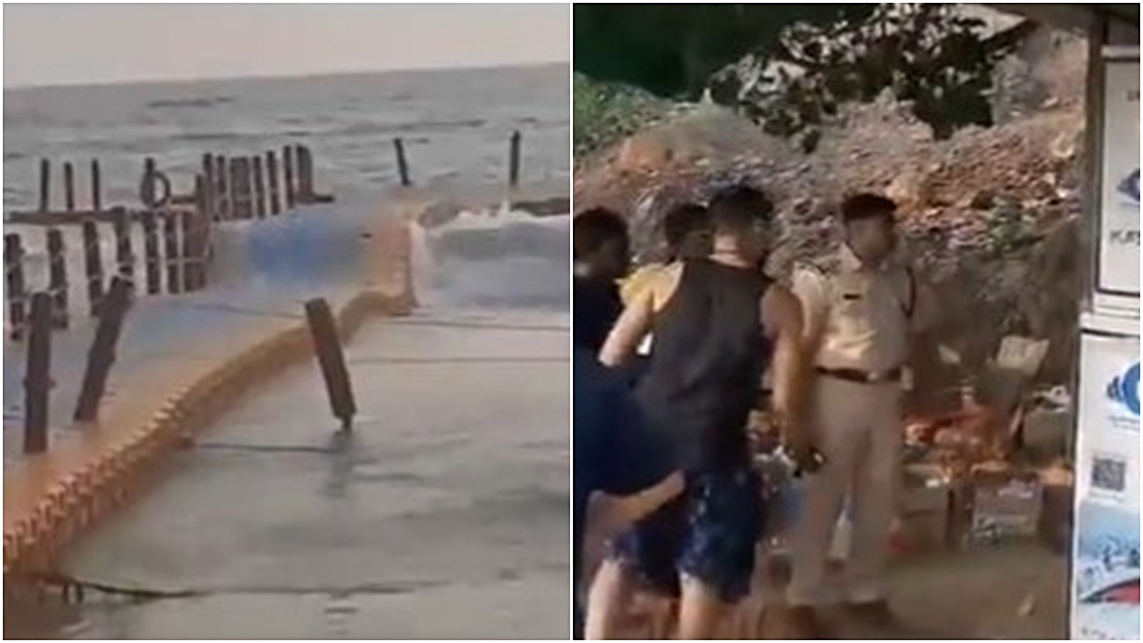 Kerala: 11 injured as they fall into sea after wave breaks floating ...