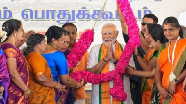 PM Modi interacts with BJP workers in Tamil Nadu, discusses devising winning strategy ...