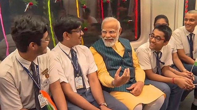 Watch: PM Modi takes a ride with students in India’s first underwater ...