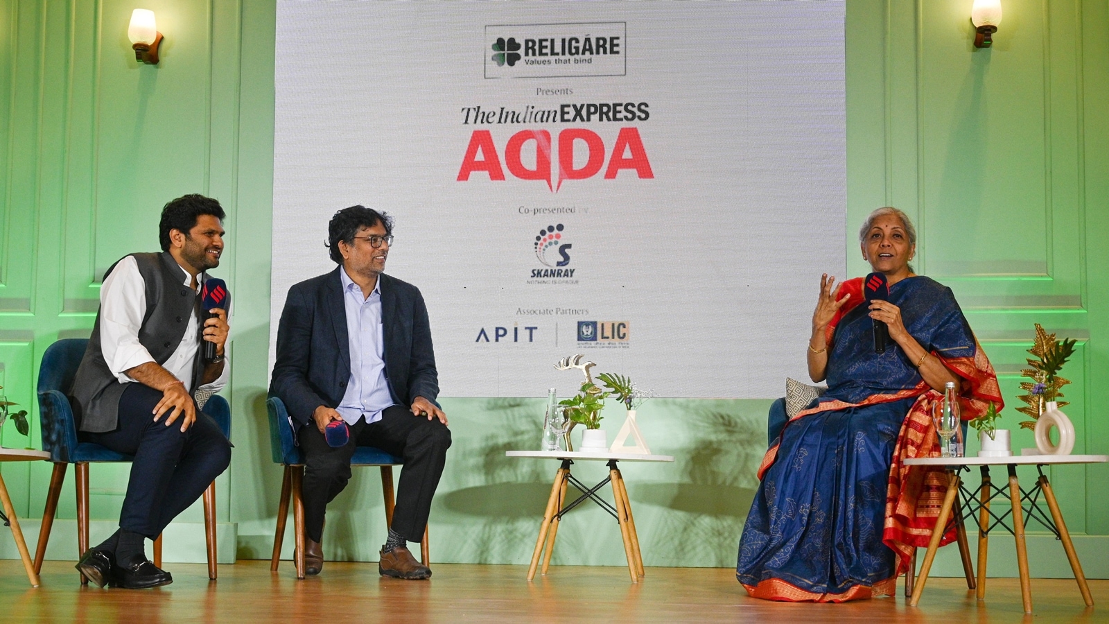 Nirmala Sitharaman at Express Adda: ‘There can’t be a temptation now to ...