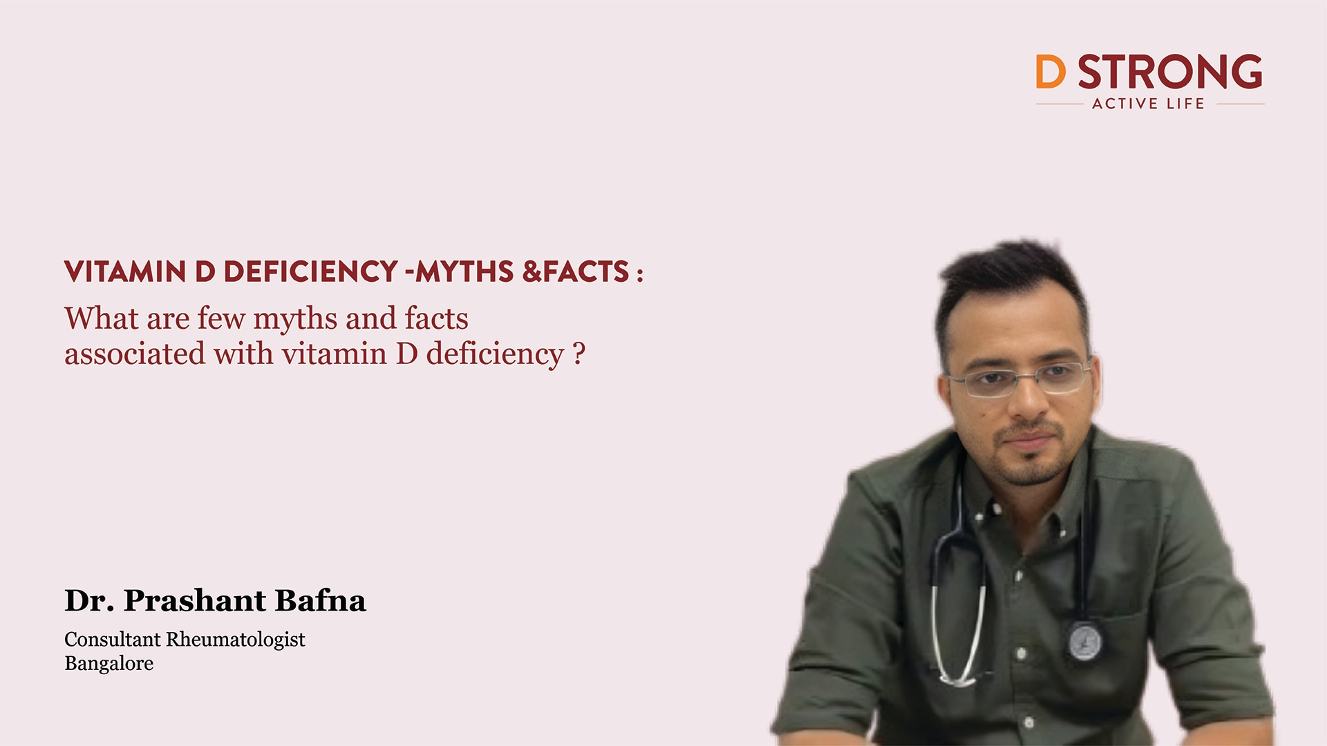 Dr prashant bafna addresses the lack of awareness surrounding vitamin d ...