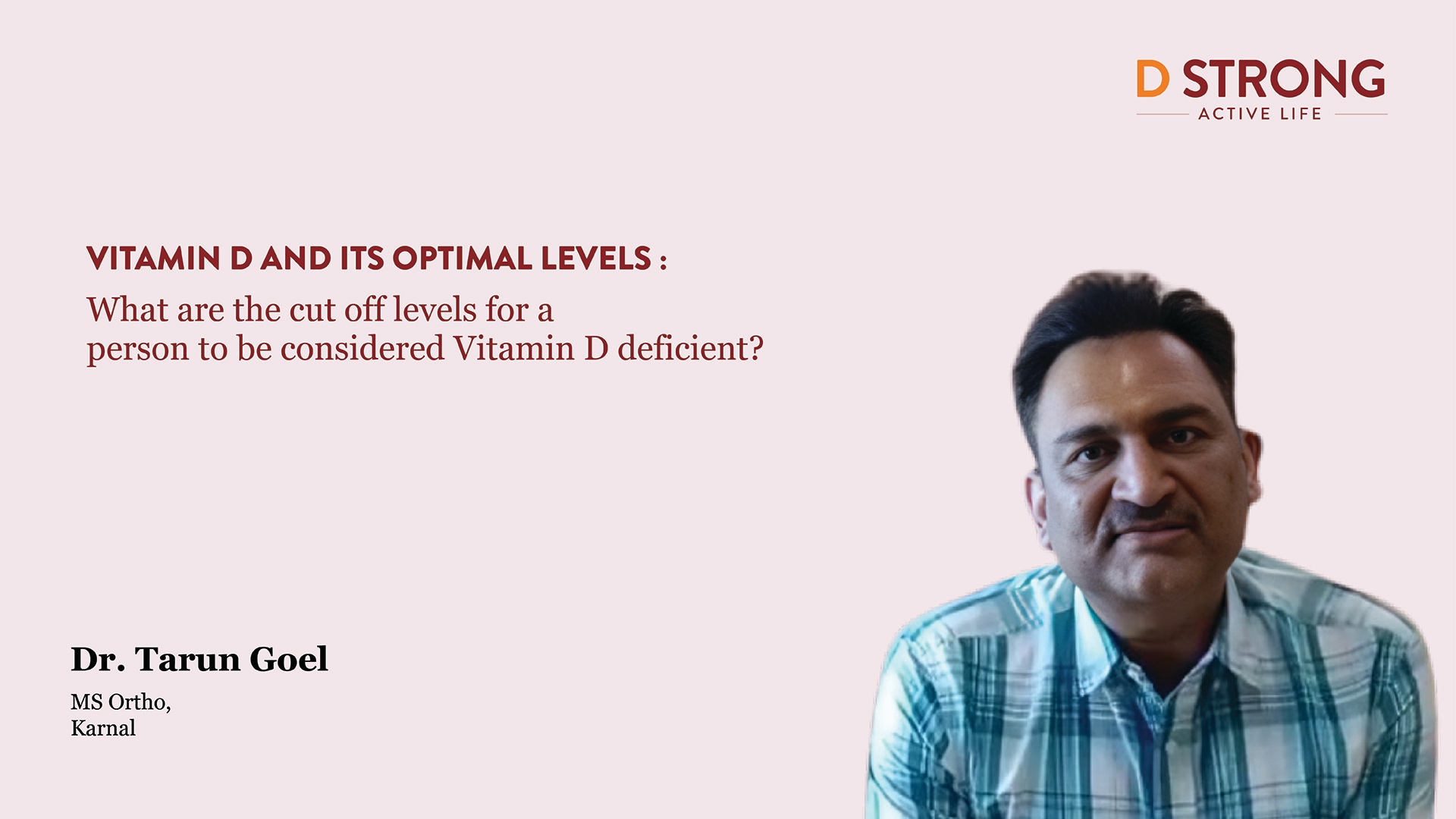 Dr tarun goel addresses the lack of awareness surrounding vitamin d deficiency-The Indian Express