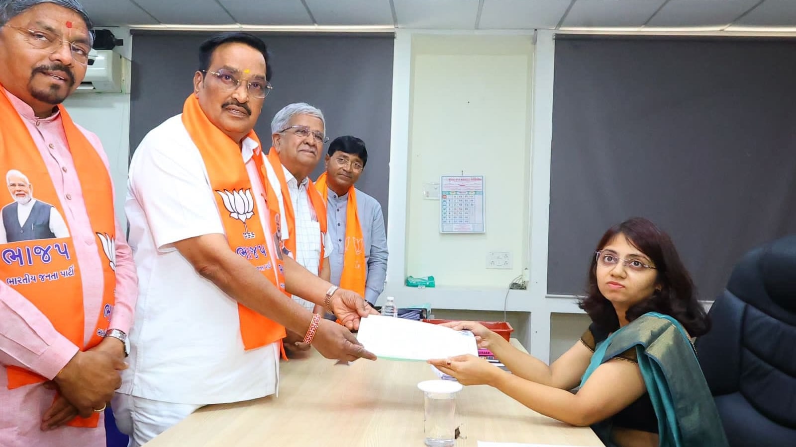 CR Paatil, Congress opponent file nominations in Surat's Navsari