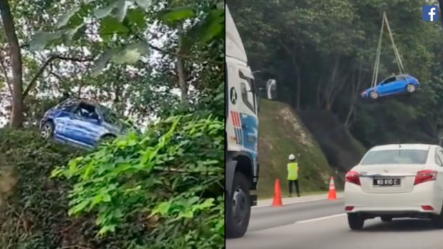 ‘Parking is perfect’: Viral video shows car stuck between trees on hill ...