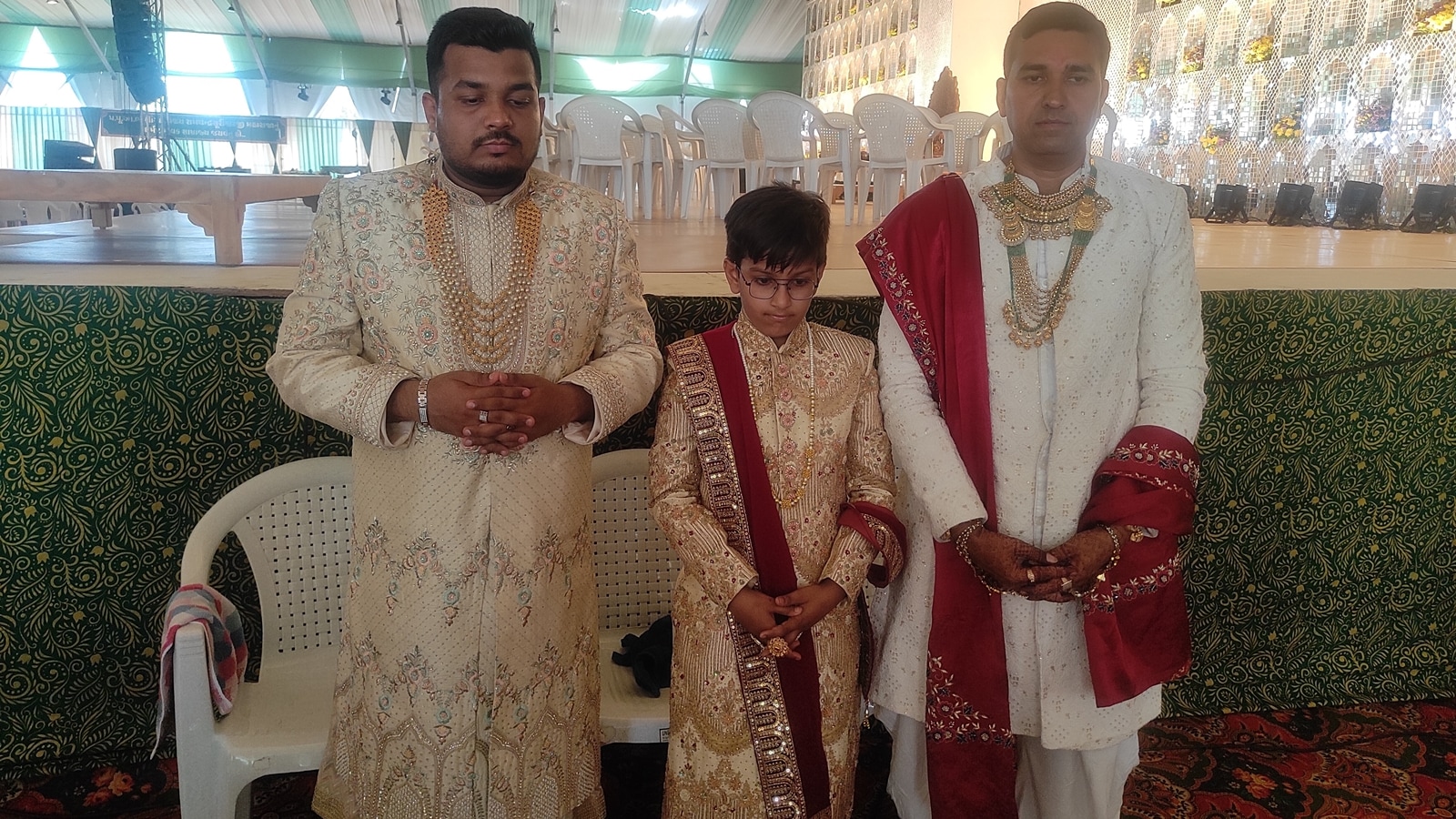 Ceremony of initiation begins for 35 people shunning worldly life to ...