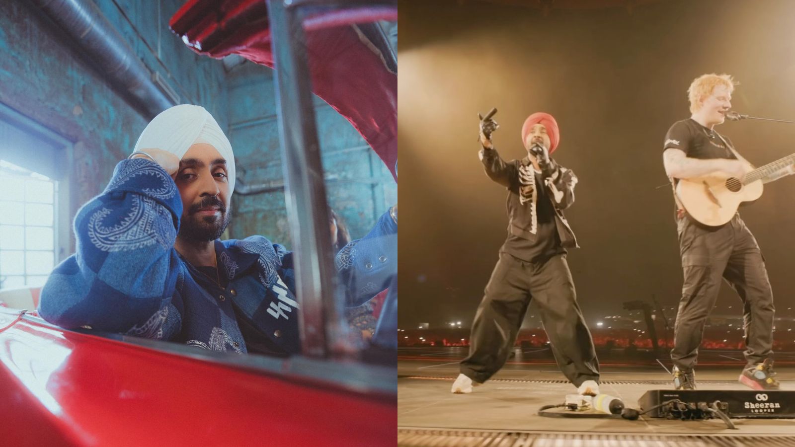 Diljit Dosanjh says Ed Sheeran rehearsed singing in Punjabi for 2-3 ...