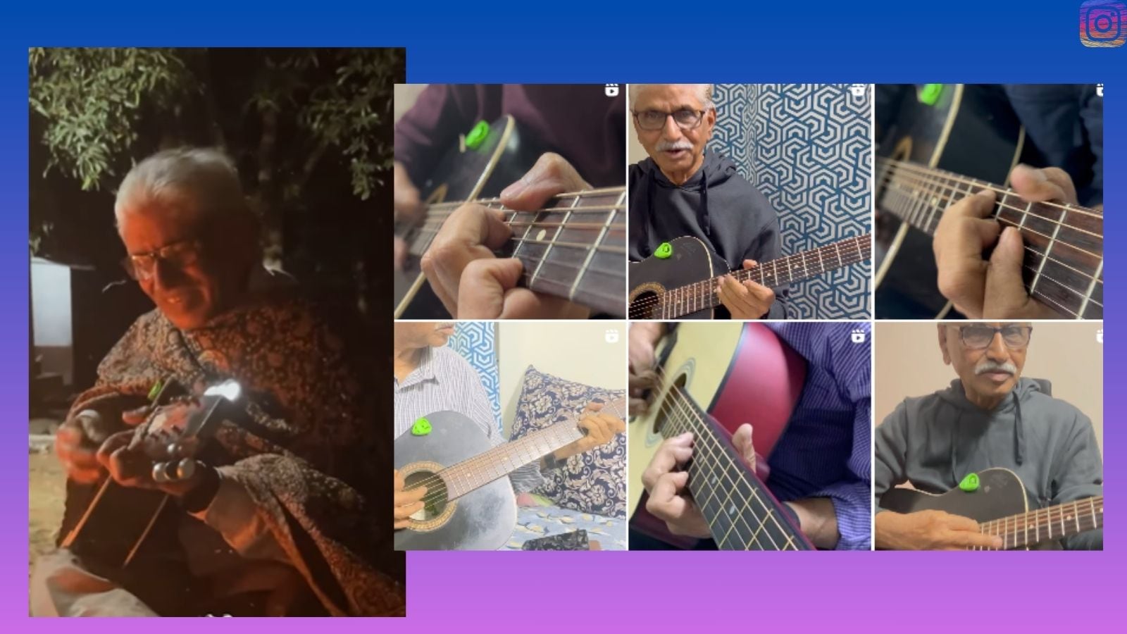This rendition of Main Koi Aisa Geet Gaoon by an elderly man is going ...