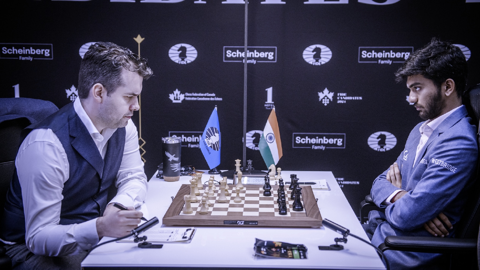 Candidates chess results and standings after Round 10: Gukesh on top ...