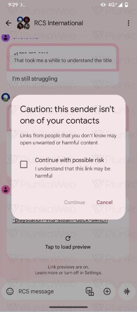 Google Messages might warn users before clicking on links from unknown numbers | Technology News ...