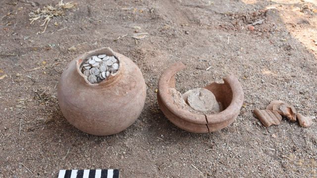 Ikshvaku-era coins unearthed at Telangana’s Buddhist heritage site ...