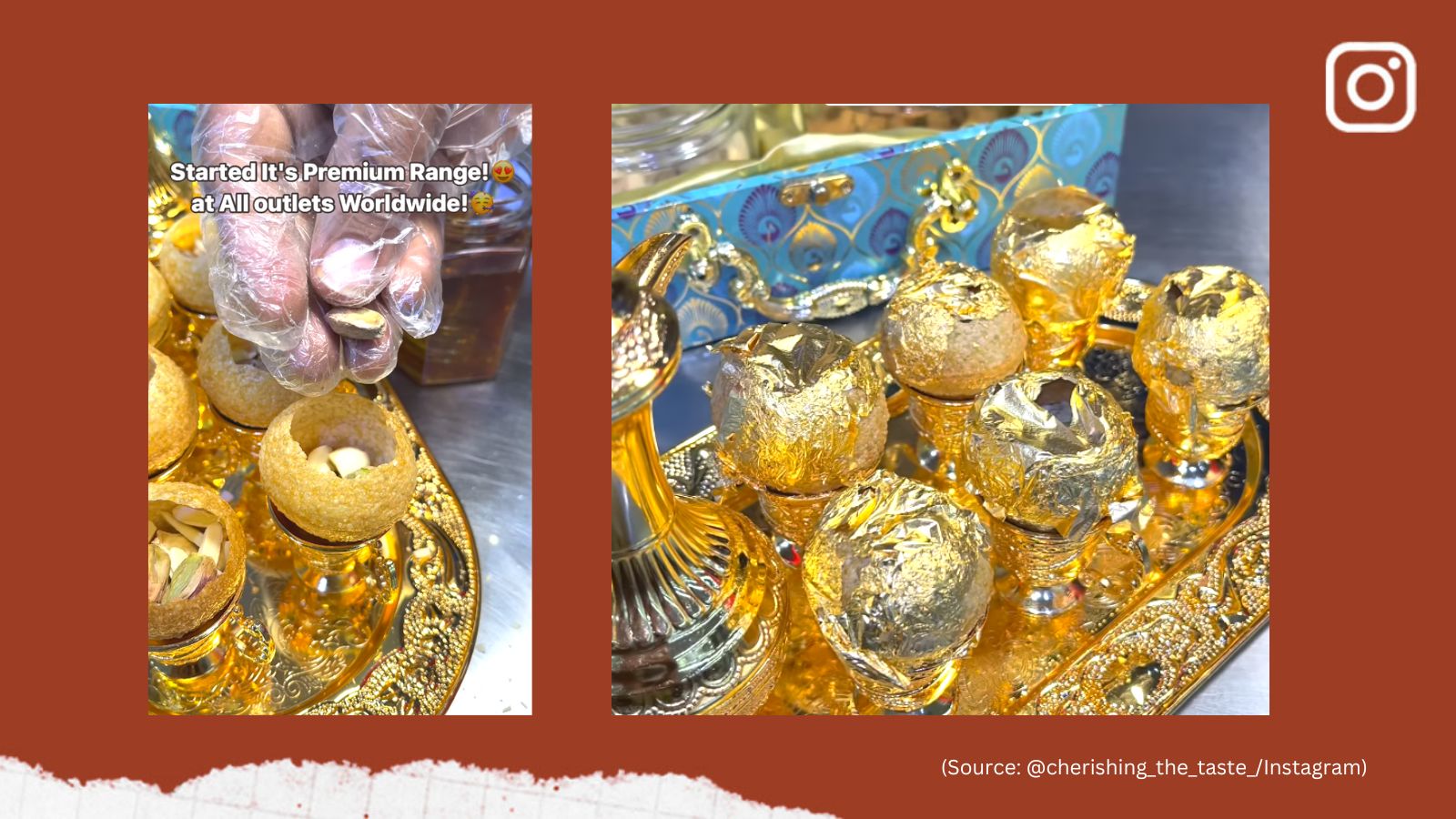 This Bengaluru outlet is serving gold and silver panipuri. Watch ...