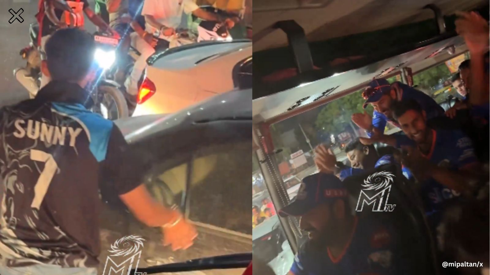 Man helps Mumbai Indians bus navigate Jaipur traffic, team cheers him ...