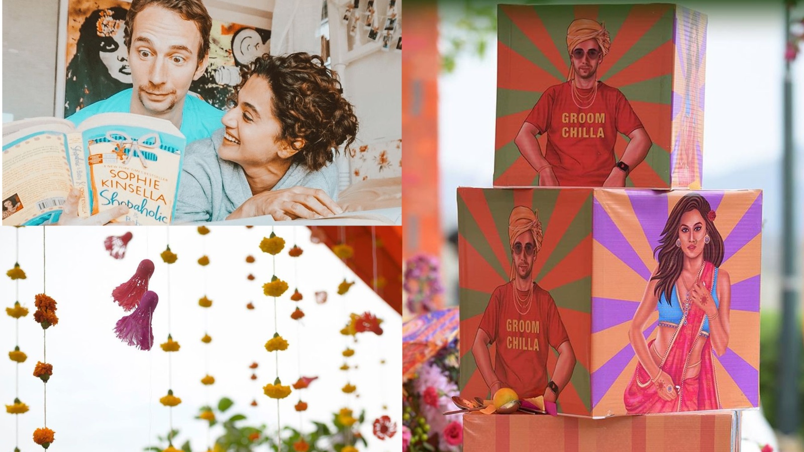 Taapsee Pannu-Mathias Boe’s secret haldi decor revealed: Painted ...