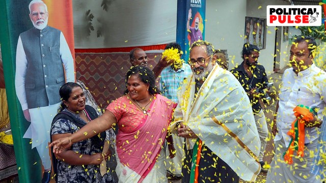 In Tharoor stronghold, Rajeev Chandrasekhar mixes change pitch with ...