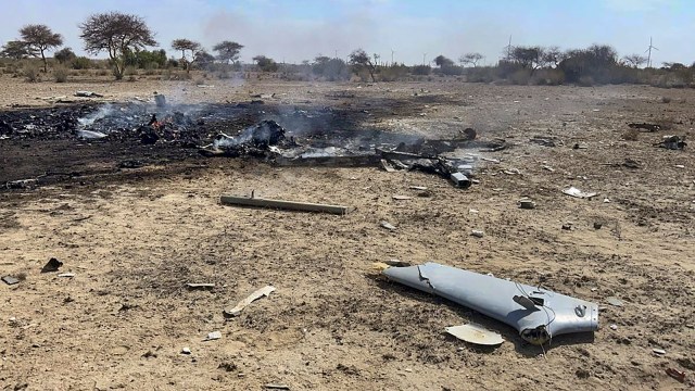 Remotely piloted IAF aircraft crashes in Jaisalmer | India News - The Indian Express