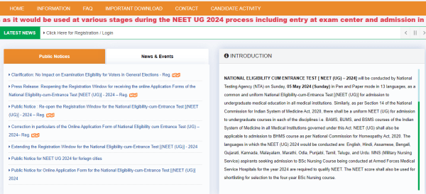 Neet Ug 2024 Application Correction Window Re Opens Check Things To