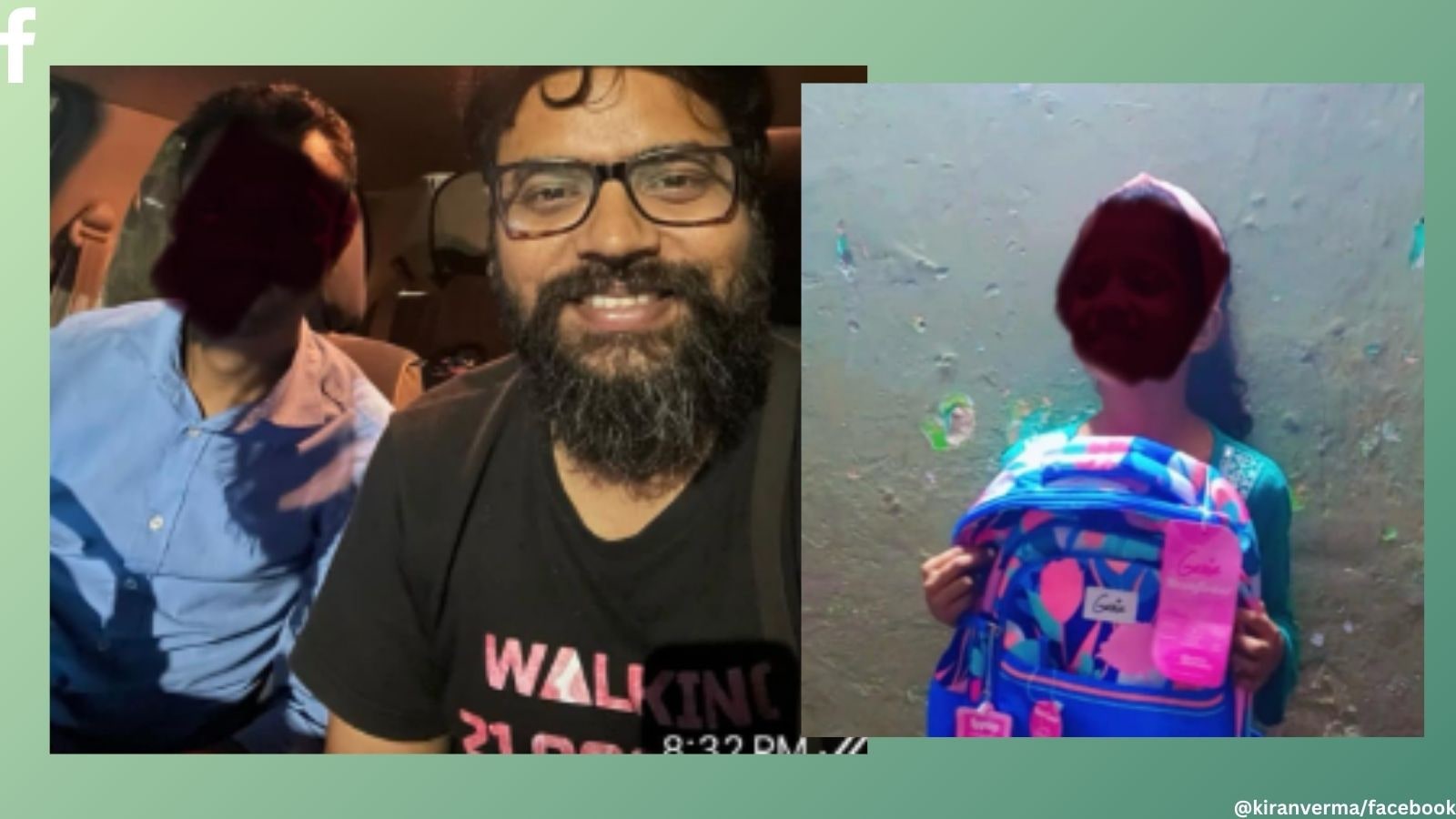 Social activist Kiran Verma buys schoolbag for daughter of Uber driver ...