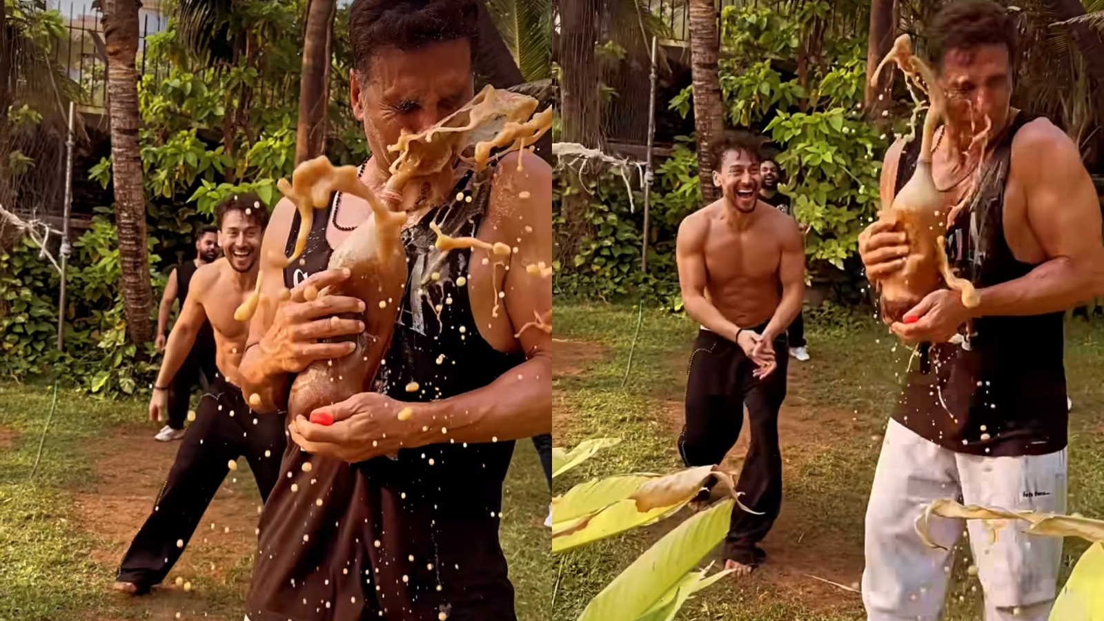 Akshay Kumar gets pranked by Tiger Shroff on April Fools Day. Watch ...