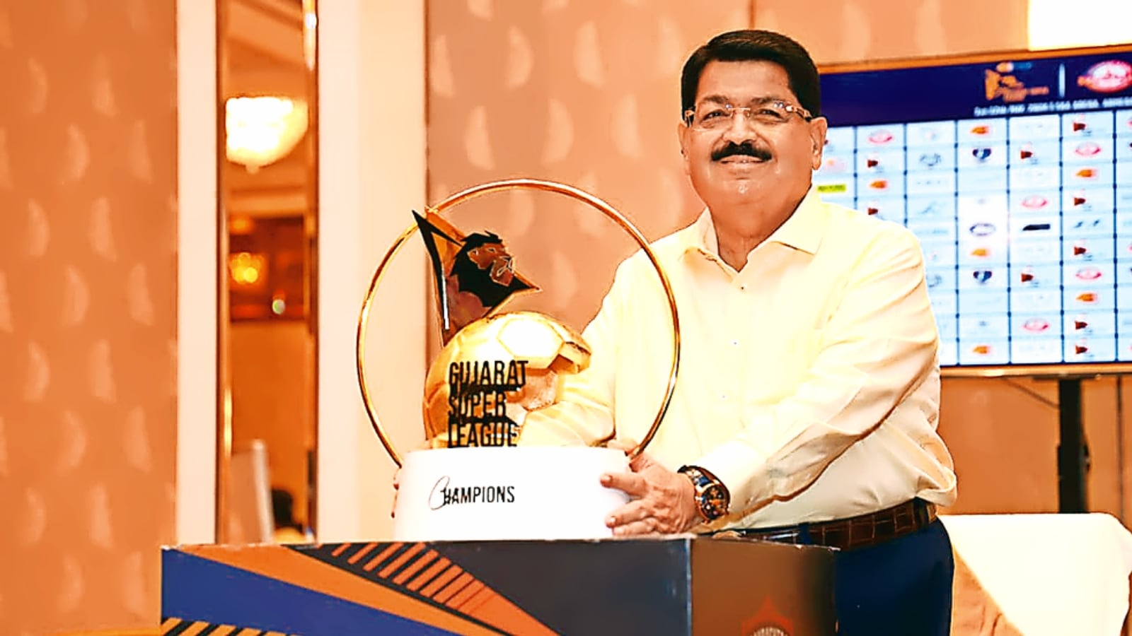 Gujarat Super League trophy unveiled, matches begin May 1 | Ahmedabad ...