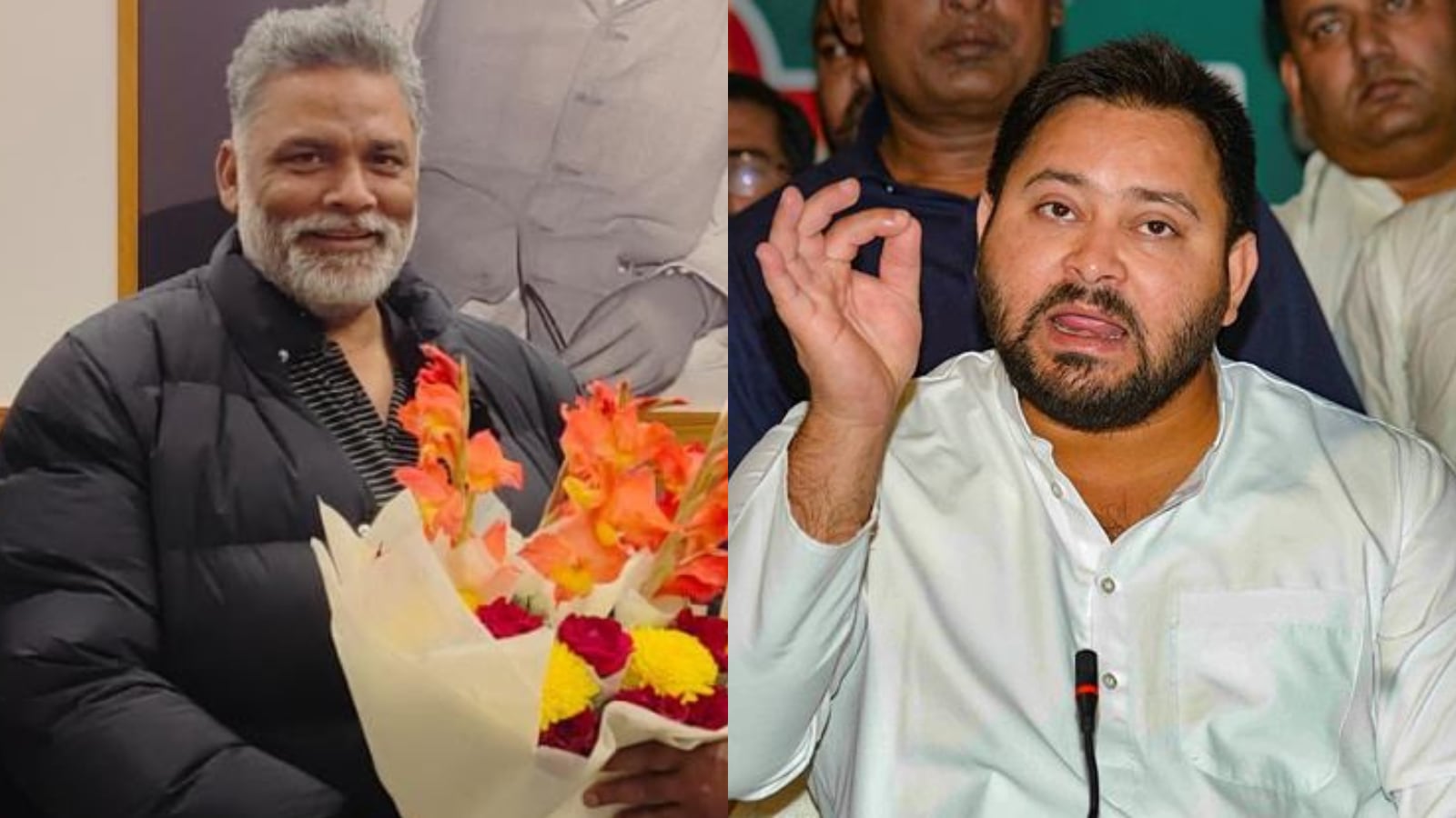 Tejashwi Says Its Rjd Vs Nda In Purnea Gets Slammed By Pappu Yadav India News The Indian