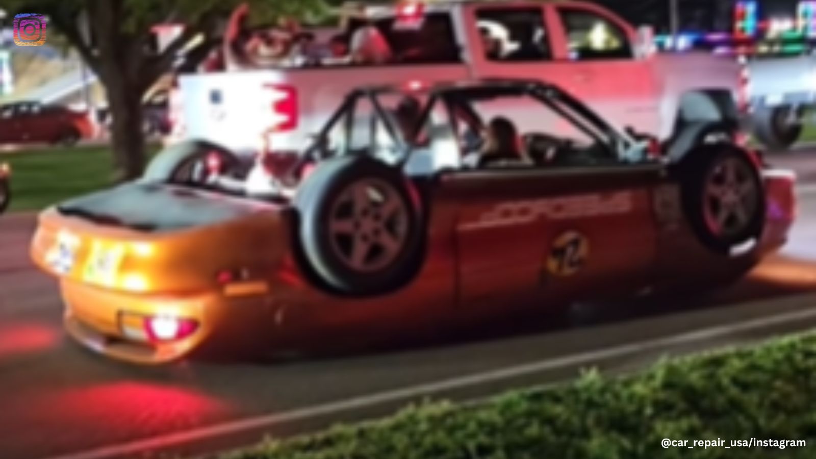 Batmobile gone wrong? Car with wheels upside down stuns the Internet ...