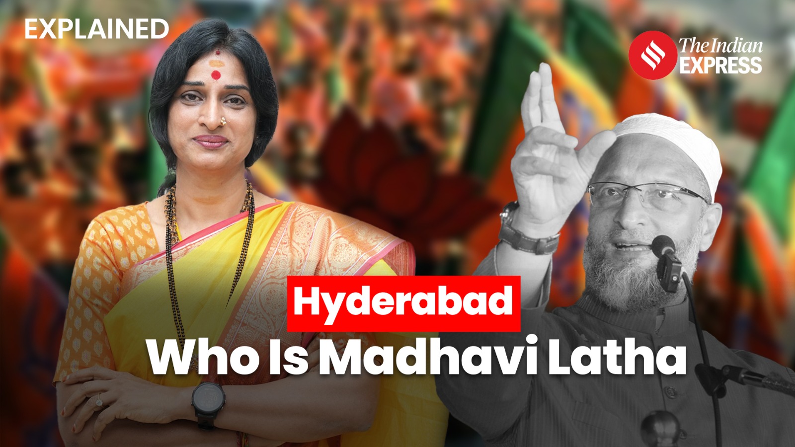 Who Is Bjp Candidate Madhavi Latha Ready To Take On Owaisi Lok Sabha