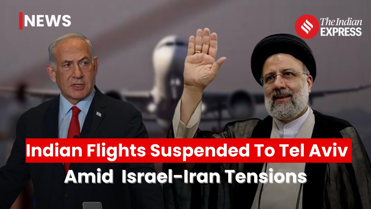 Iran israel war as israel iran tensions soar indian airlines routes ...