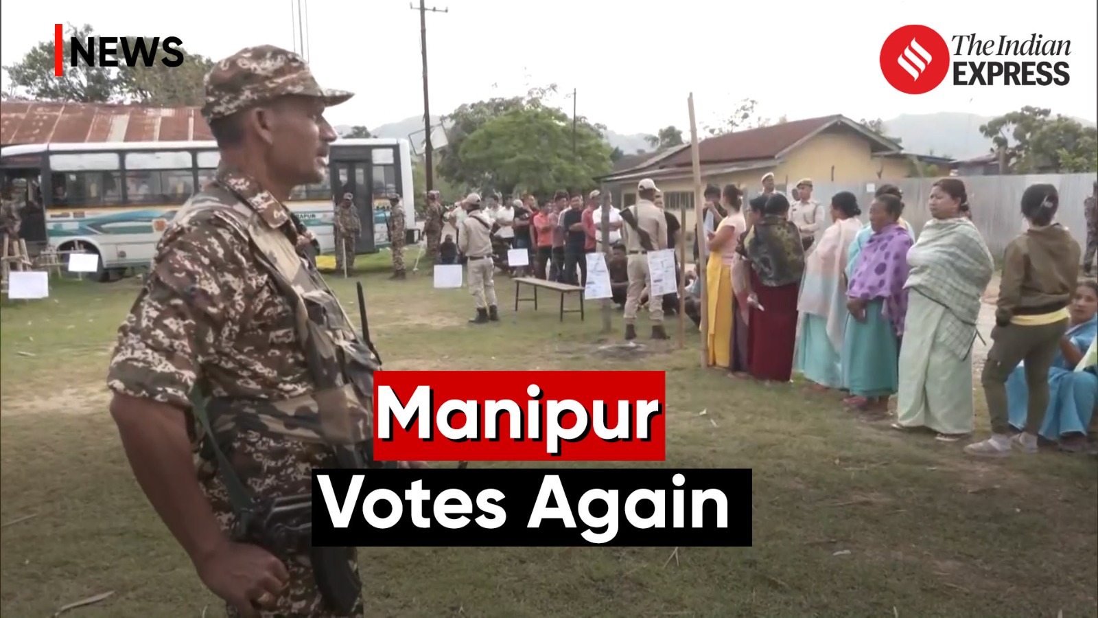 Manipur election 2024 repolling begins in manipur amidst reports of ...