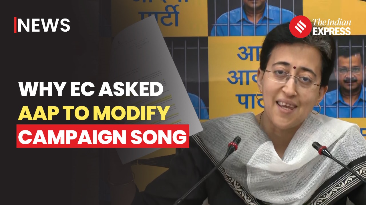 Election 2024 delhi electoral office objects to aap campaign song ...