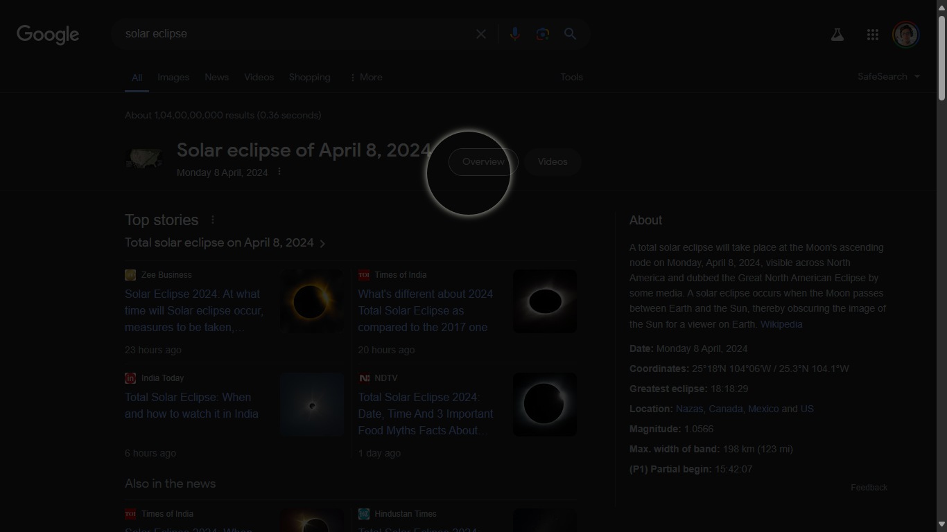 Google marks upcoming total solar eclipse with Search animation: How to ...
