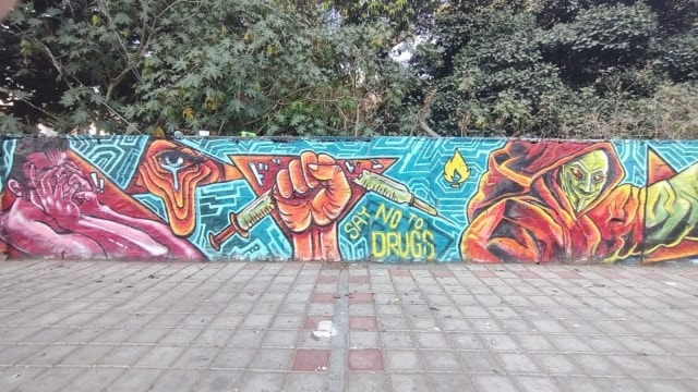 Graffiti in Bengaluru spreads awareness on women’s safety, drug abuse ...