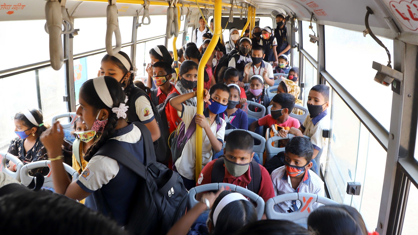 Gurgaon administration fines 606 school buses for flouting rules in ...