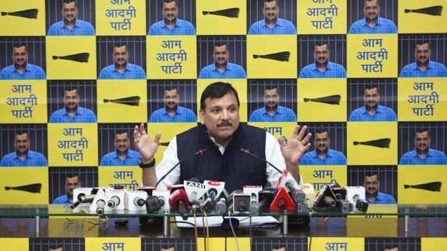 BJP accuses AAP MP Sanjay Singh of violating bail condition, says his ...