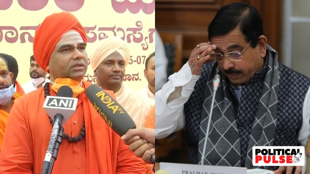 Seer stirs BJP’s troubled Lingayat waters, queers pitch for Union Minister Pralhad Joshi ...