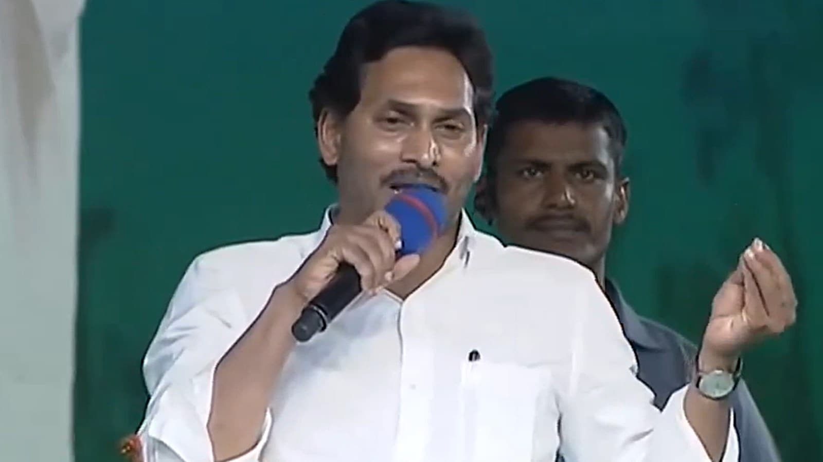Jagan Reddy blames Chandrababu Naidu for getting EC to stop volunteers from delivering pensions ...
