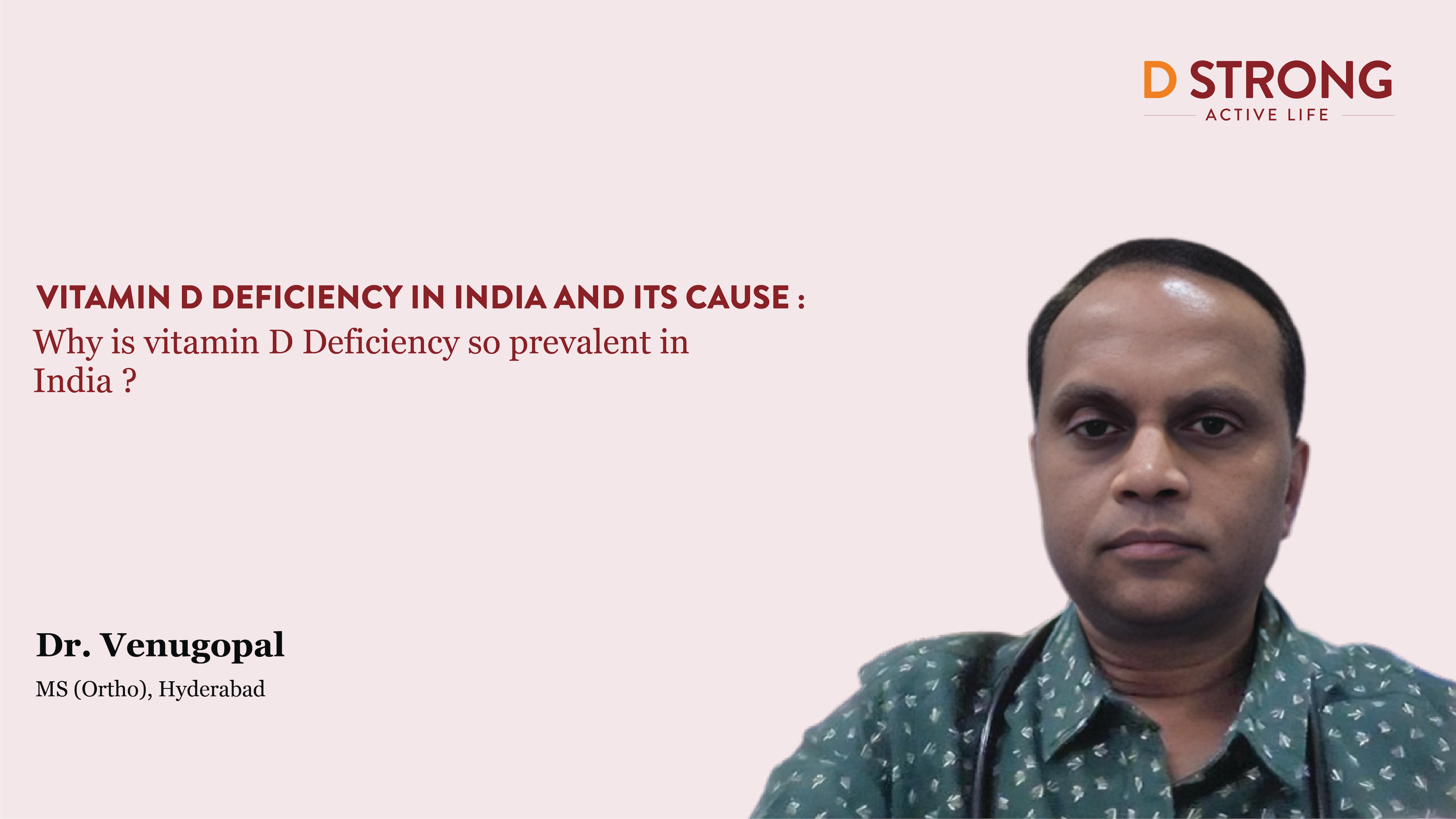 Dr venugopal addresses the lack of awareness surrounding vitamin d ...