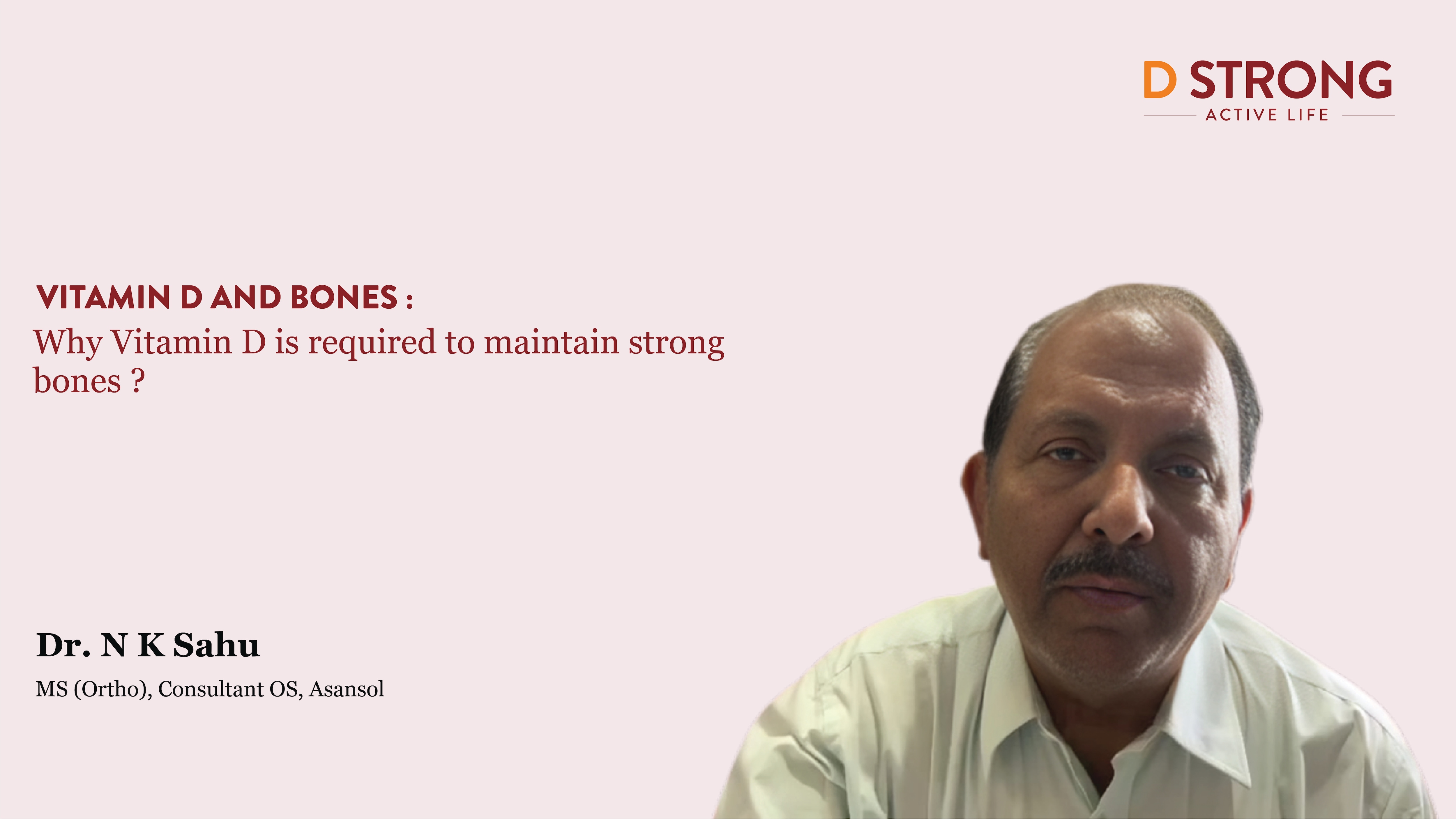 Dr n k sahu addresses the lack of awareness surrounding vitamin d ...