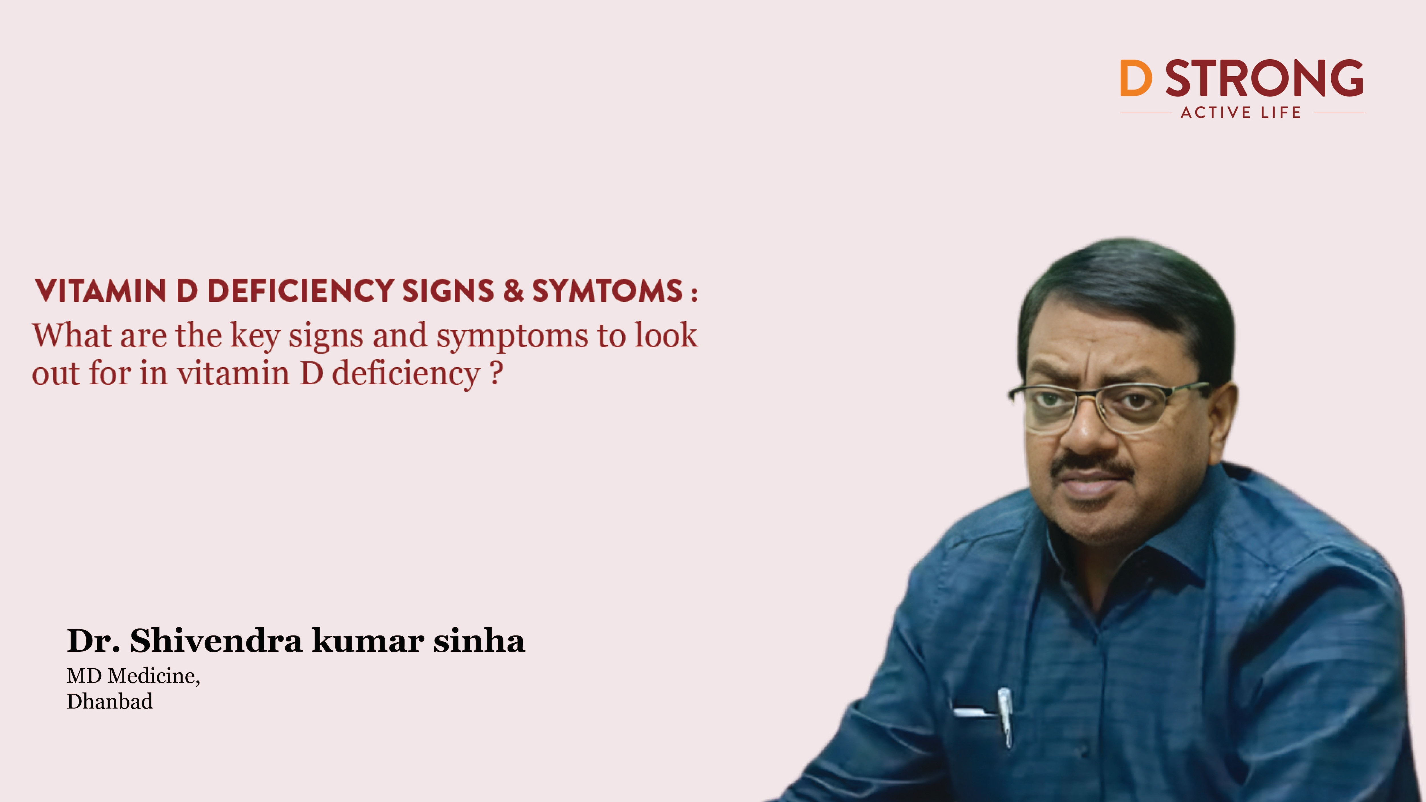 Dr shivendra kumar sinha addresses the lack of awareness surrounding ...