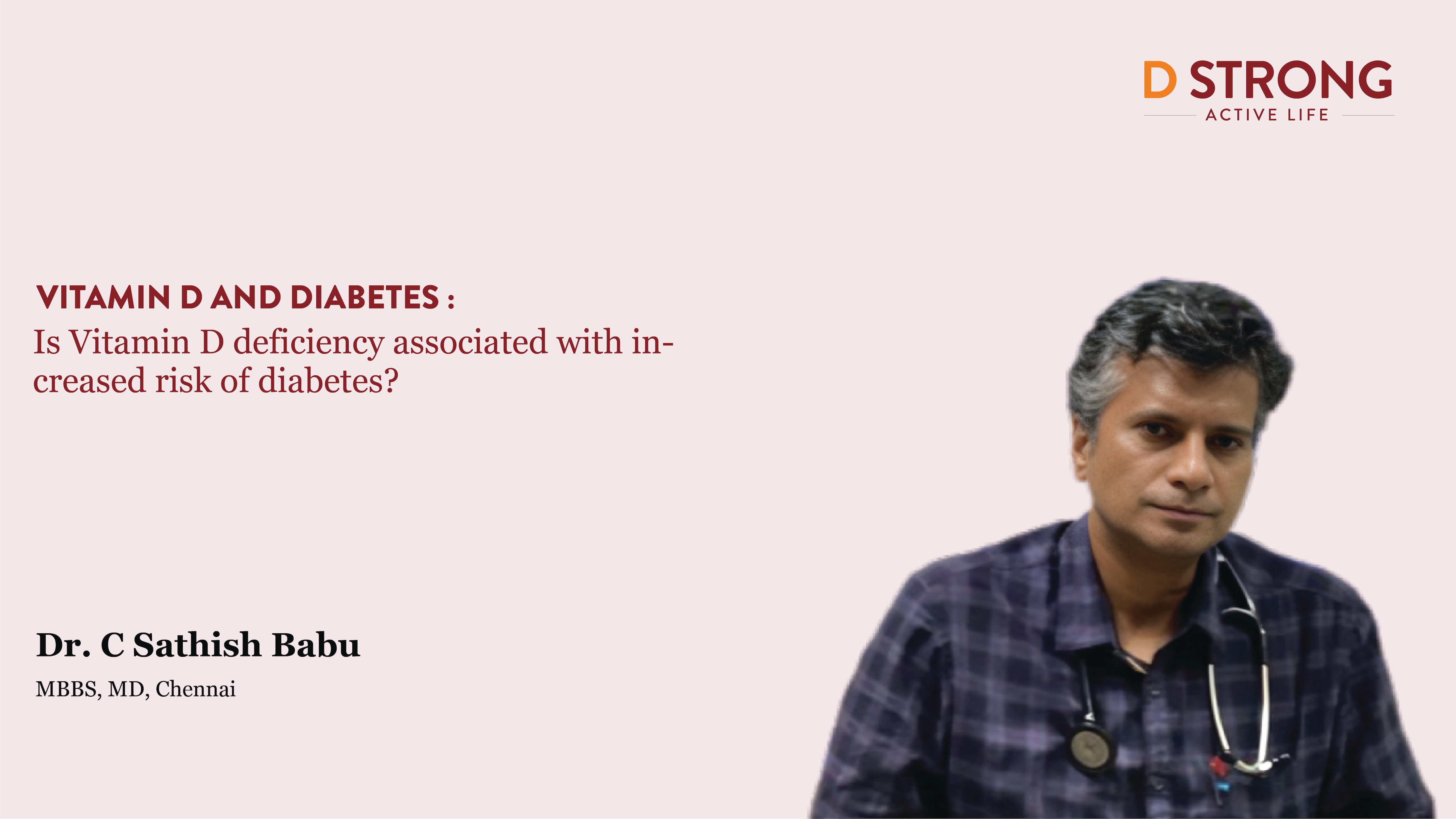 Dr c sathish babu addresses the lack of awareness surrounding vitamin d ...