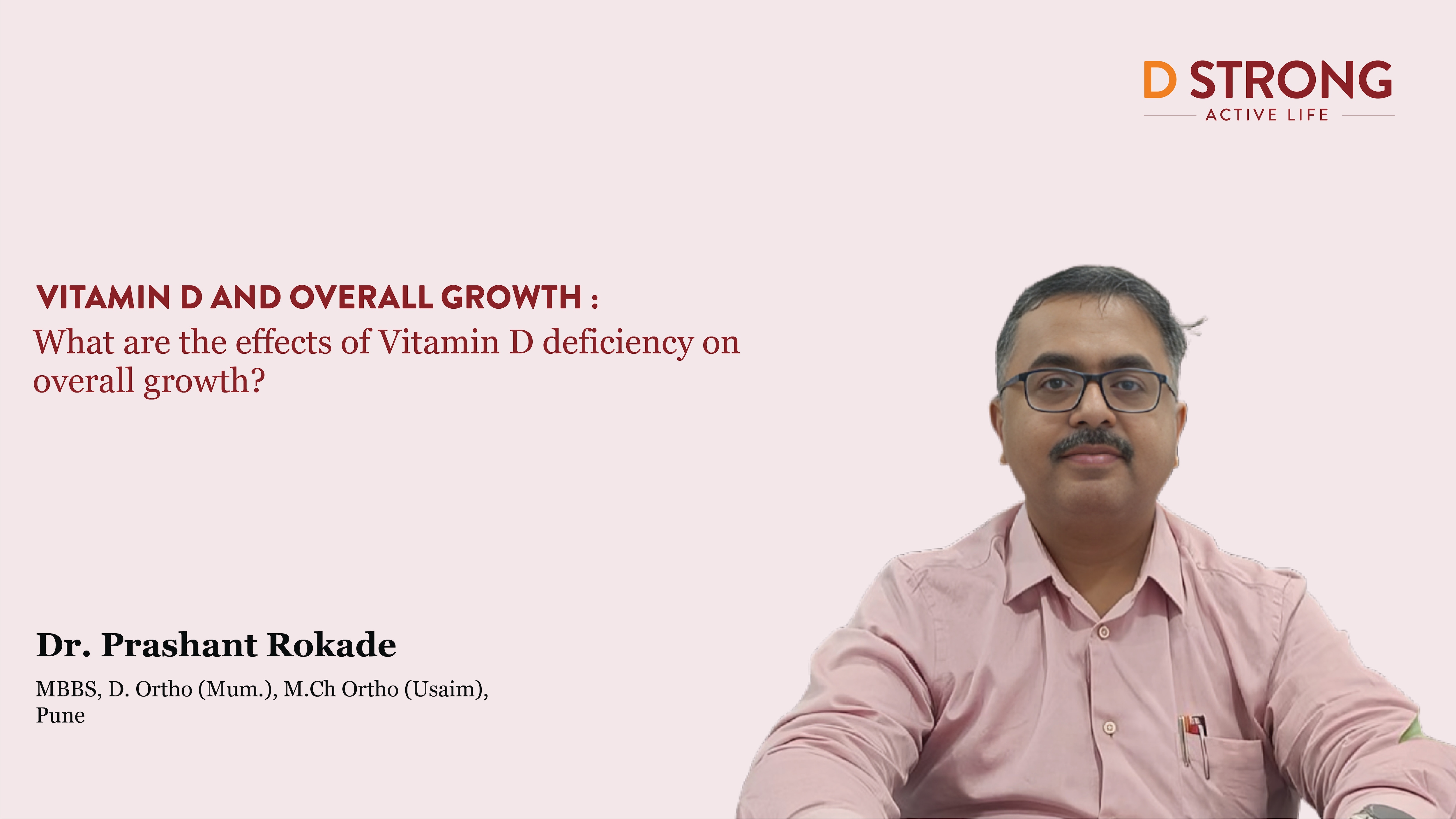 Dr prashant rokade addresses the lack of awareness surrounding vitamin ...