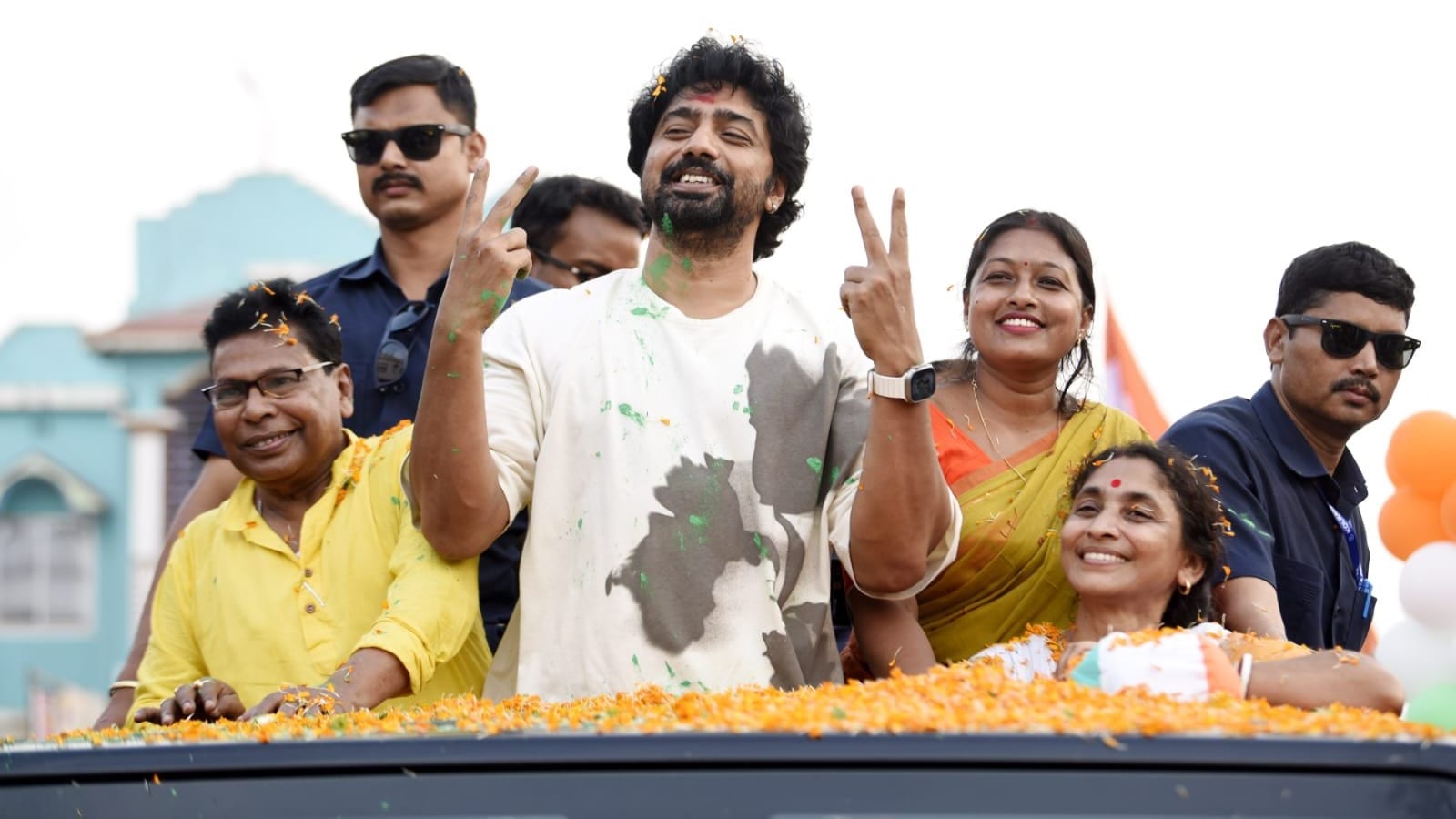 Actor-turned-TMC MP Dev's copter catches fire