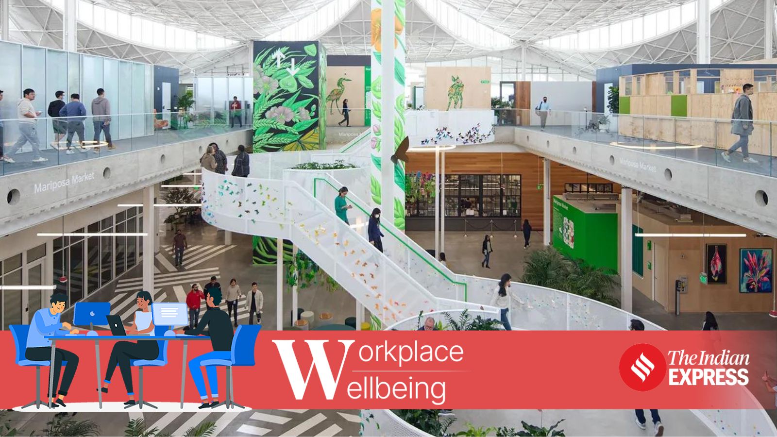 What is office peacocking?