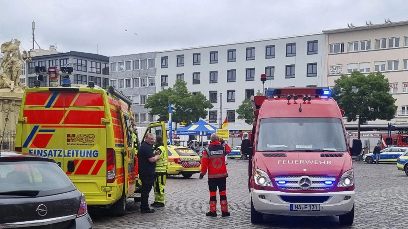 Stabbing attack injures several in Germany’s Mannheim: Police | World ...