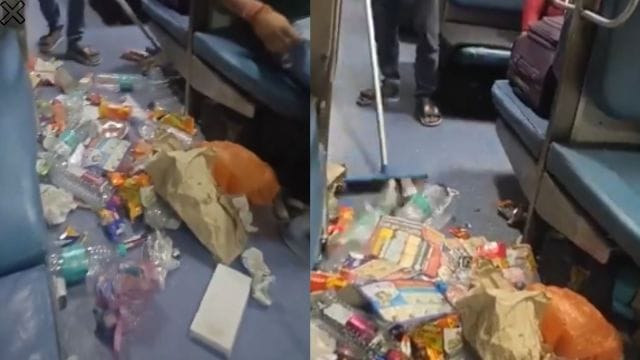 Viral video of train trash cleanup sparks debate on civic sense in ...